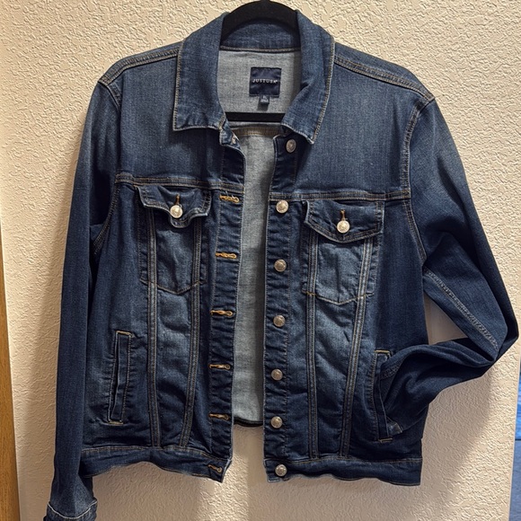 Just USA | Jackets & Coats | Denim Jacket With Button Details | Poshmark